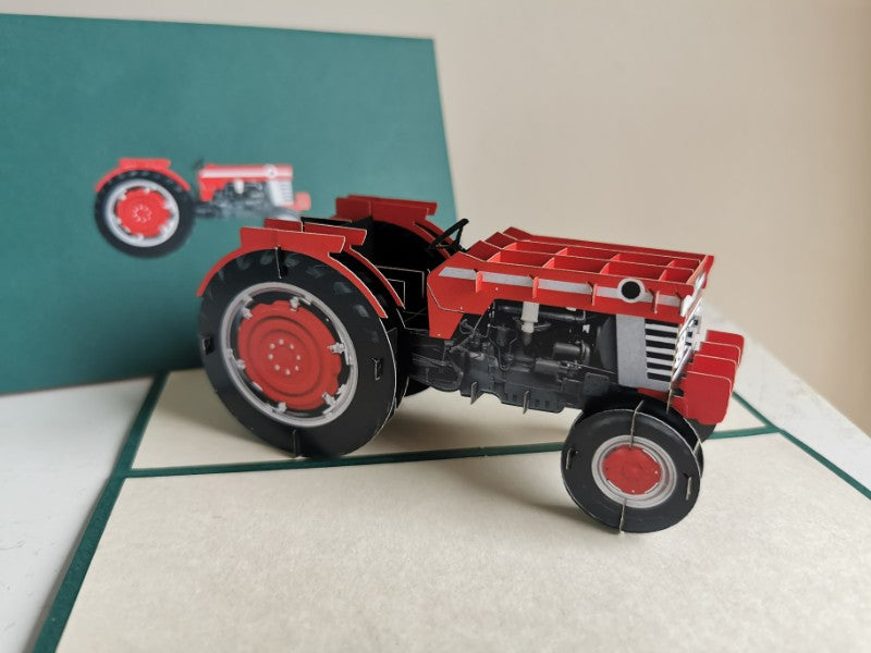 Vintage Tractor – Paper Bear